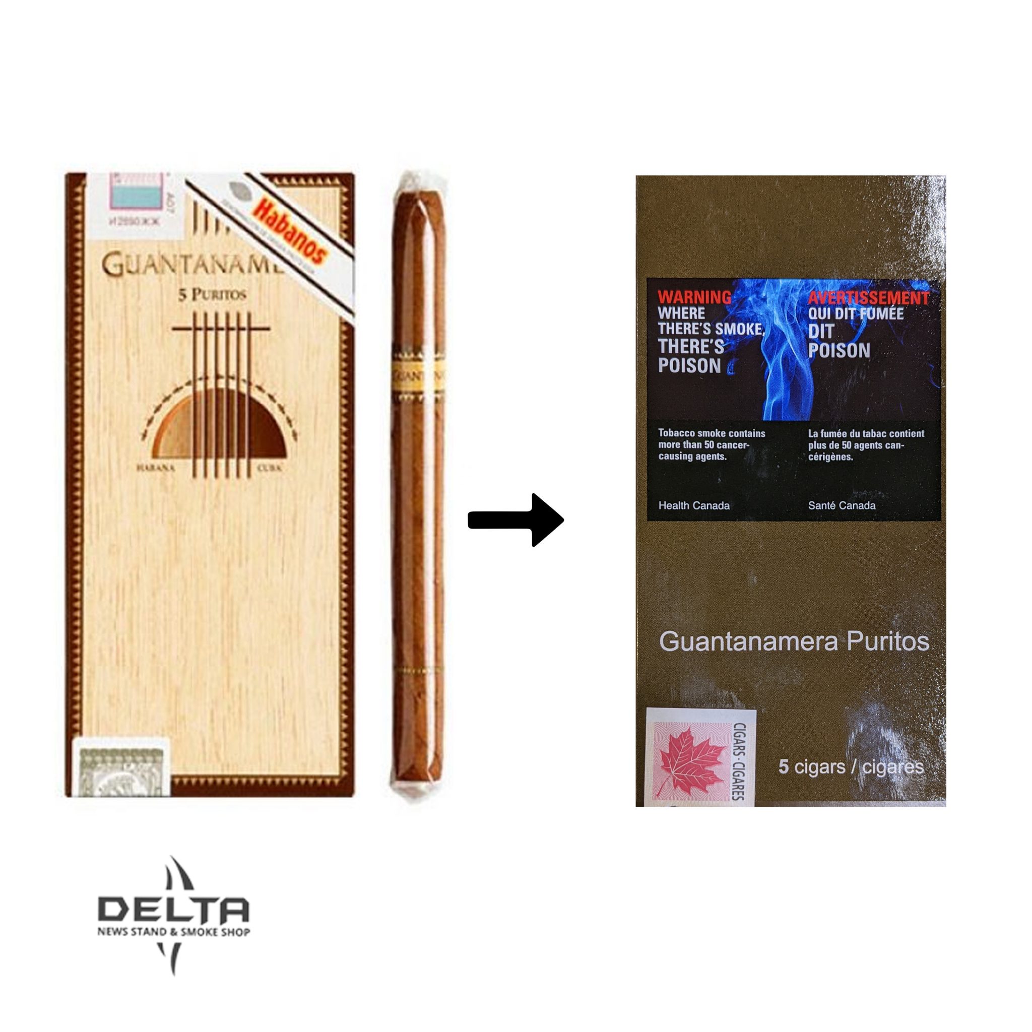 guantanamera puritos - 5 - Delta News Stand & Smoke Shop