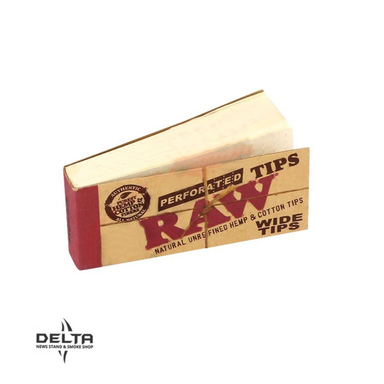 Raw Tips Extra Wide Perforated - Delta News Stand & Smoke Shop